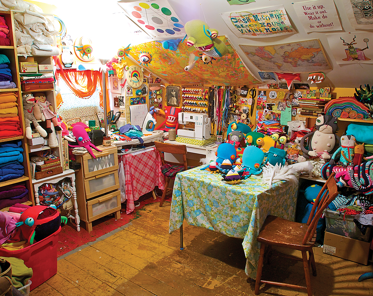 Jennifer Strunge Sews Up a Storm in her Studio - Baltimore Magazine