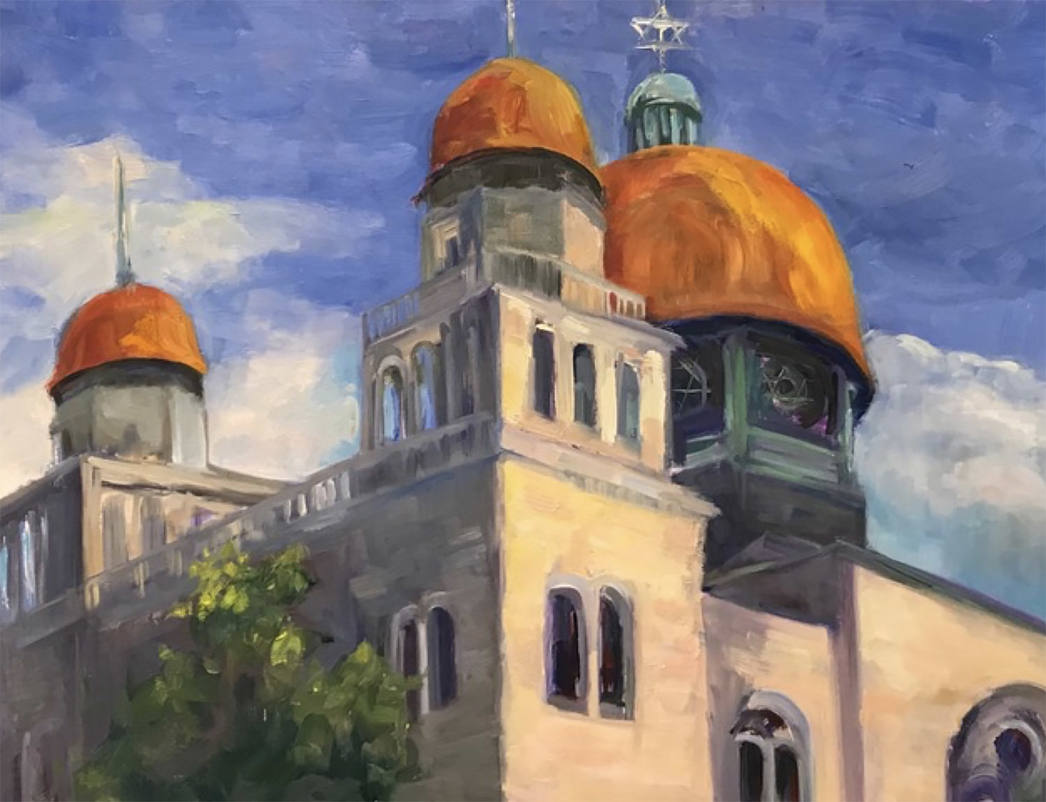 History of Baltimore’s Bygone Synagogues Captured in New Plein Air Art ...