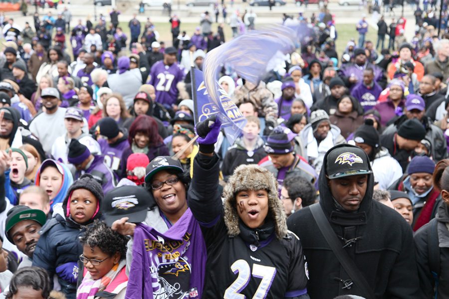 The Ravens Super Bowl Parade Electrifies Downtown - Baltimore Magazine