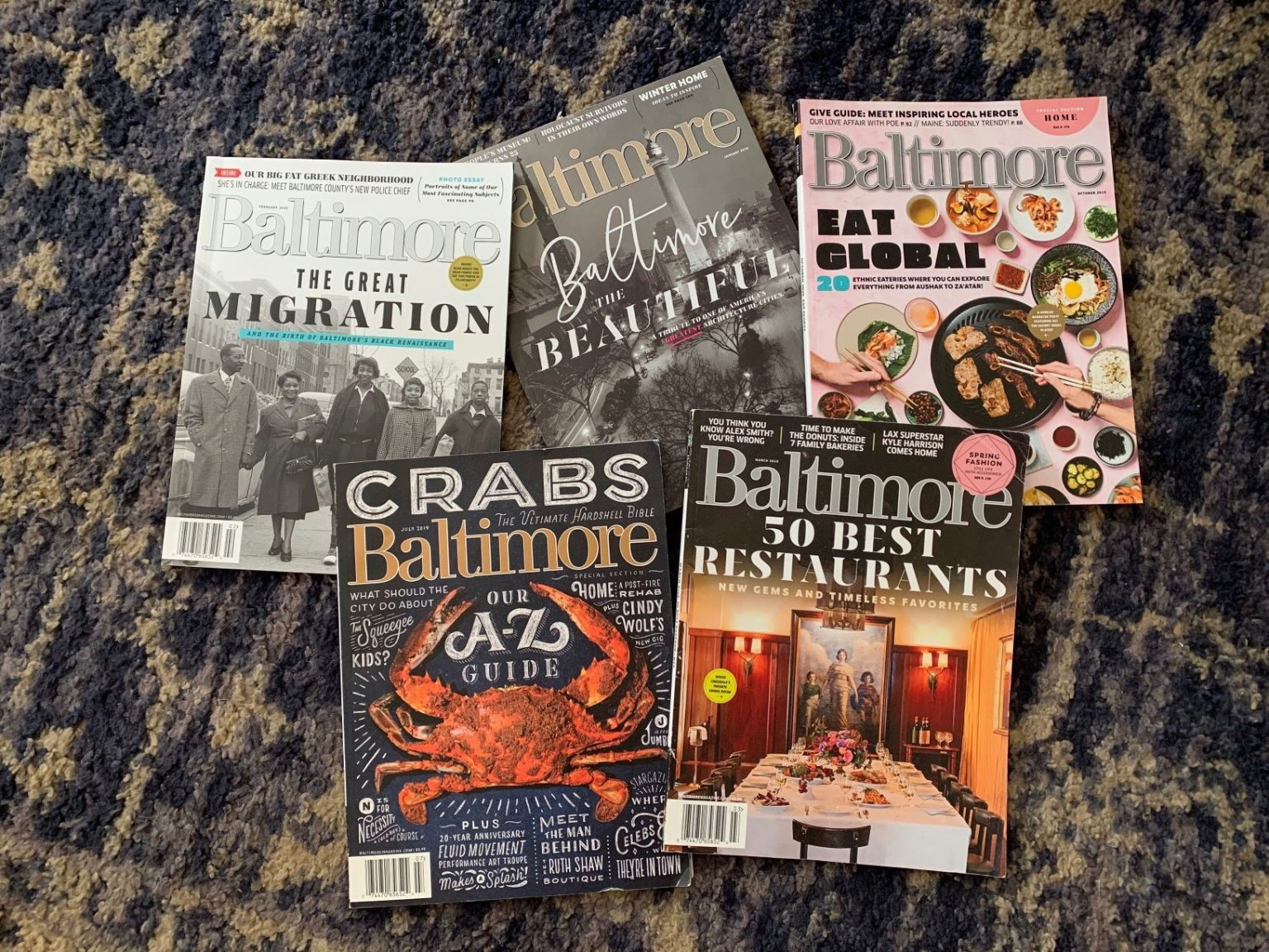 How to Create Rainbow Collages Using Old Issues of Baltimore Magazine ...