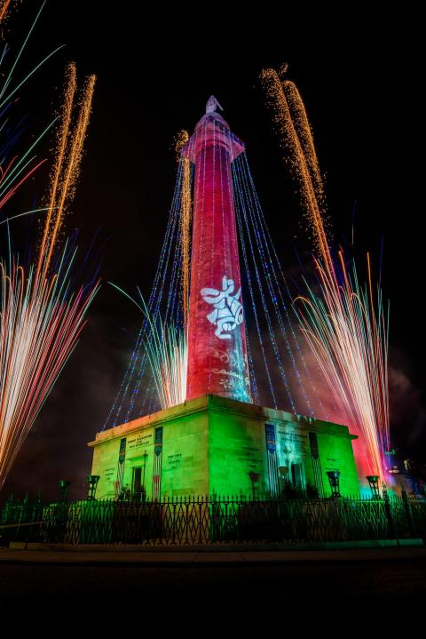 The Monument Lighting Makes Grand Return to Celebrate Its 50th Anniversary