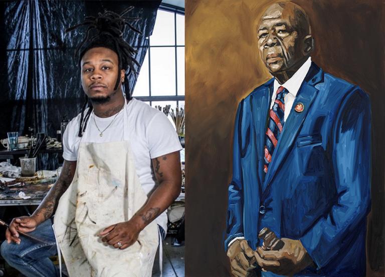 Jerrell Gibbs Aimed to Capture Elijah Cummings’ “Presence and Aura” in ...