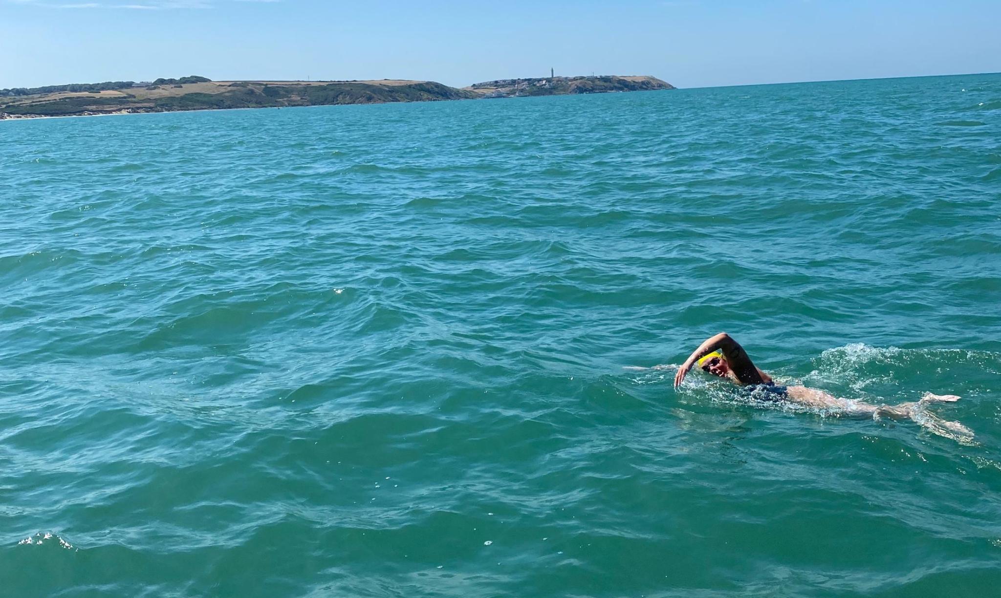 Local Artist Katie Pumphrey Just Swam the English Channel–Again