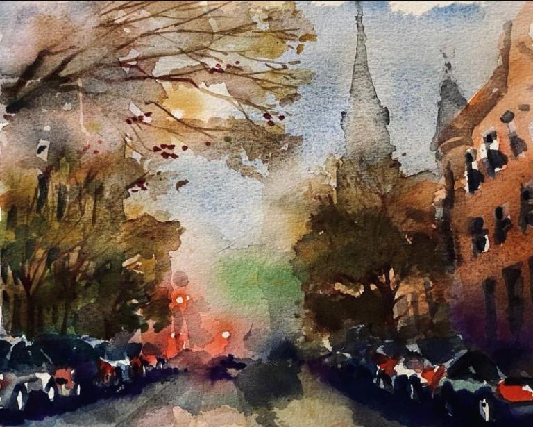 Baltimore Architect Jerome Gray Paints the City in Watercolor