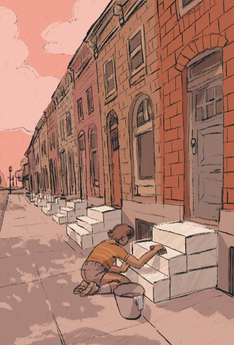 Scrubbing Baltimore’s Marble Steps Was My Very First Job