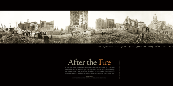 From the Archives: Rebirth After The Great Baltimore Fire