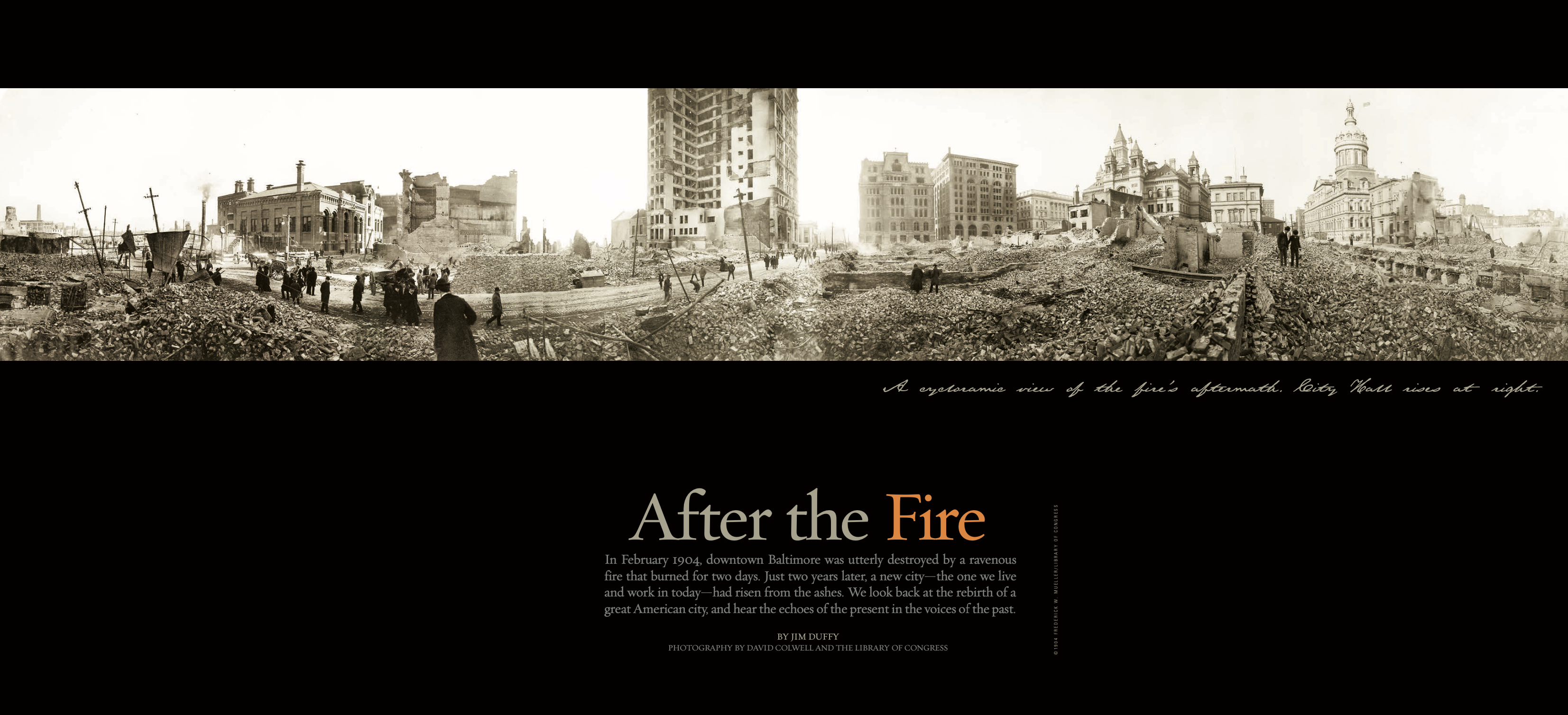 From the Archives: Rebirth After The Great Baltimore Fire