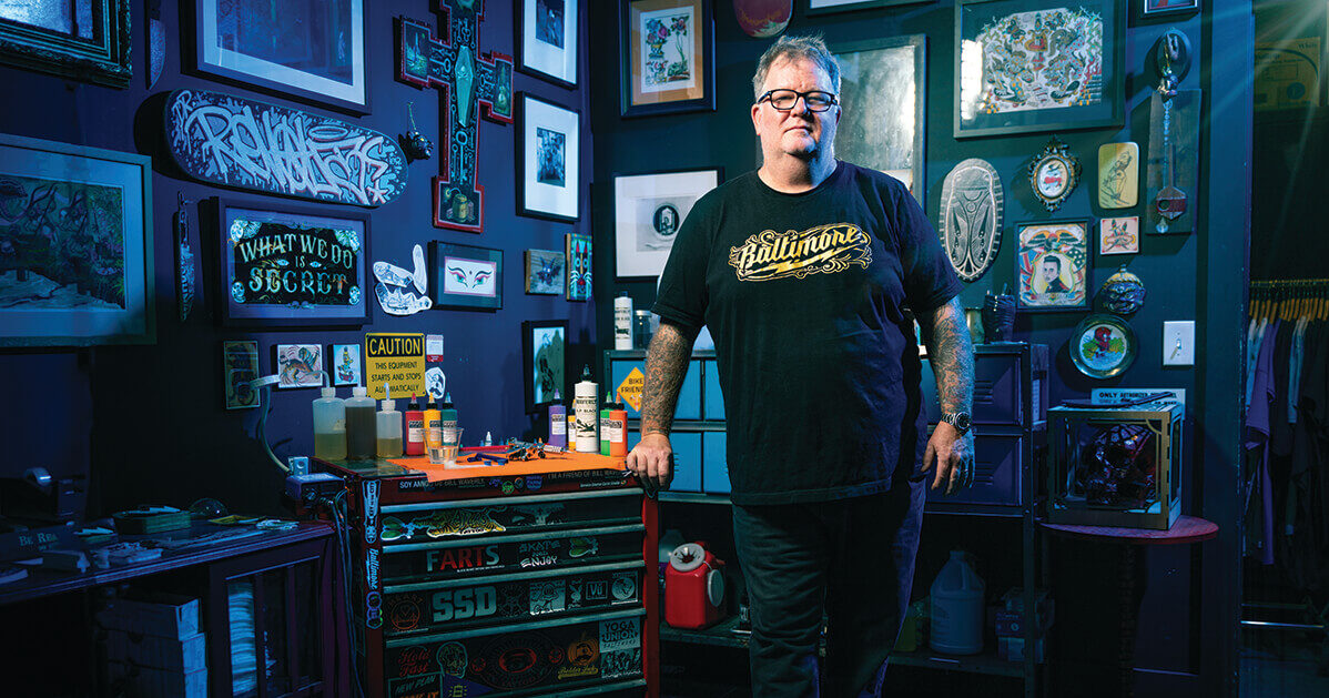 Bill Stevenson, aka “Bill Waverly,” Has Been Inking Baltimoreans For a ...