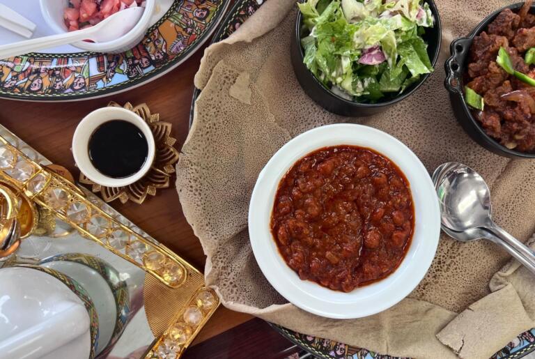 This Cozy Cafe Offers Traditional Ethiopian Food and Coffee Service in ...